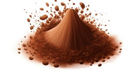 Premium Vector A Drawing Of A Cone With A Bunch Of Seeds Around It