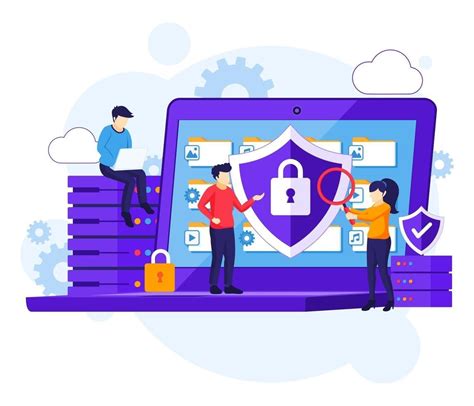 Downloading Data Data Protection Toy Chest Vector Art Giants Royalty Free Clip Art