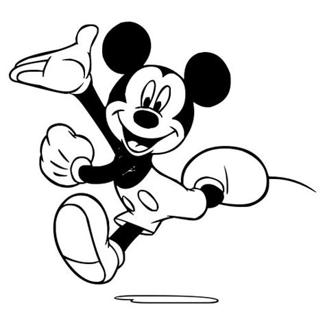 Black And White Mickey Mouse Clipart 47 Koleksi Gambar