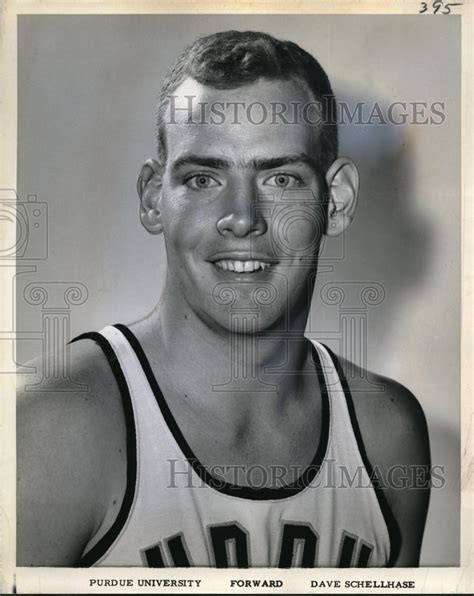 1966 Press Photo Purdue Univ Basketball Forwaerd Dave Schellhase Ne Historic Images