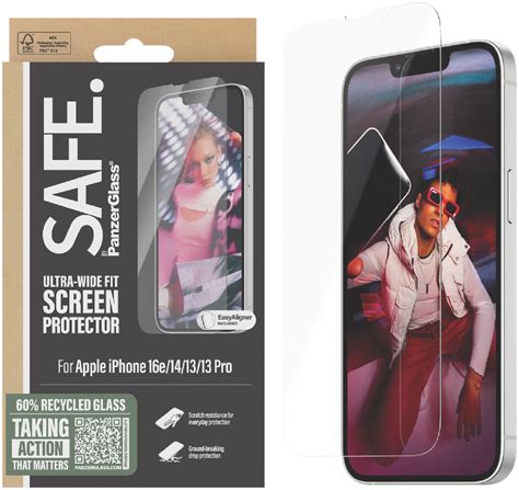 Panzer Glass Safe By Panzerglass Screen Protector Iphone 16e 14 13 And