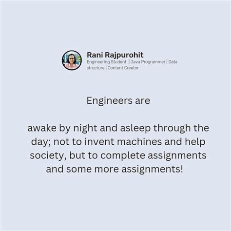 Rani Rajpurohit On Linkedin Assignment Engineering Engineeringlife Collegelife Ranitalks