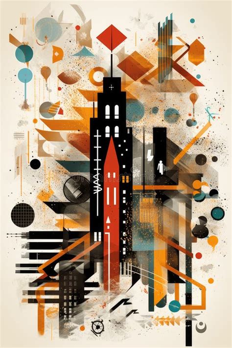 Arrows Connecting Various Icons And Graphics Stock Illustration Illustration Of Marketing