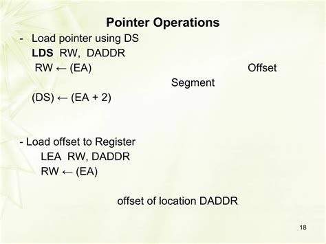 Instruction Set Of 8086 Ppt Programming Languages Computing
