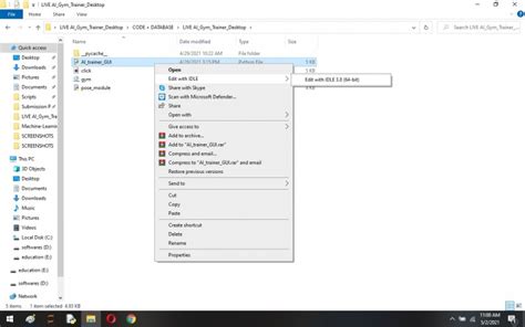 Python Program To Live Aigymtrainerdesktop App Using The Python