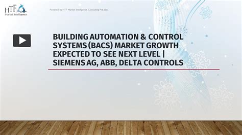 Building Automation And Control Systems Bacs Market Presentation Free