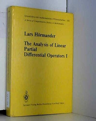 Analysis Of Linear Partial Differential Operators I Grundlehren Der Mathematischen