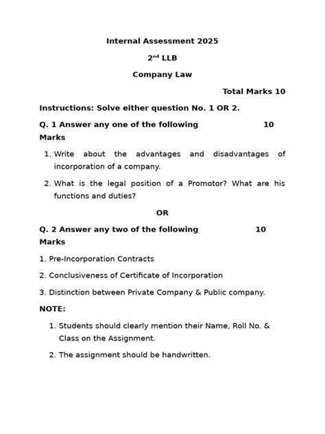 Assignment 2nd Llb Pdf