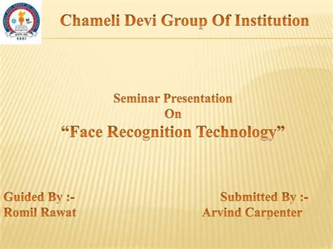 Smart Voting System With Face Recognition Pptx