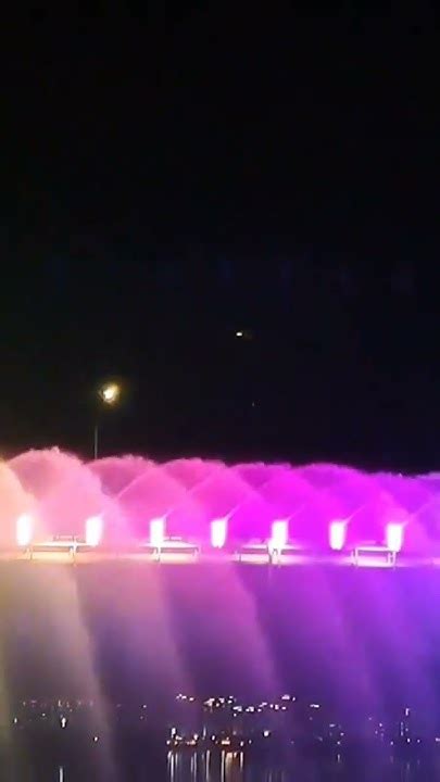 다리 아래 물과 조명 물소리 Youtube