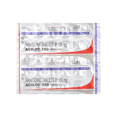 Aciloc 150mg Tablets Price Buy Online At ₹50 In India
