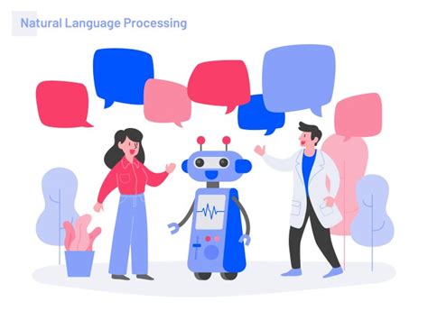 Human Natural Language Processing Nlp Royalty Free Vector