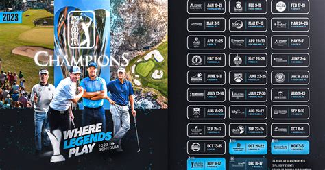 Pga Tour Champions Announces 2023 Schedule