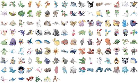 Gen 3 Dex List Of Generation Iii Pokémon Ranp