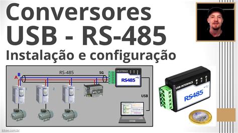 Conversores Usb Rs 485 Instalação E Configuração Redes Industriais Modbus Rs485