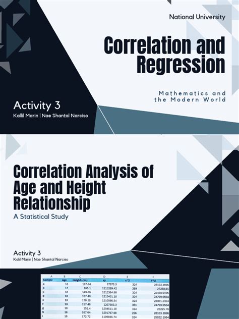 Activity 3 Correlation And Regression Pdf Pdf