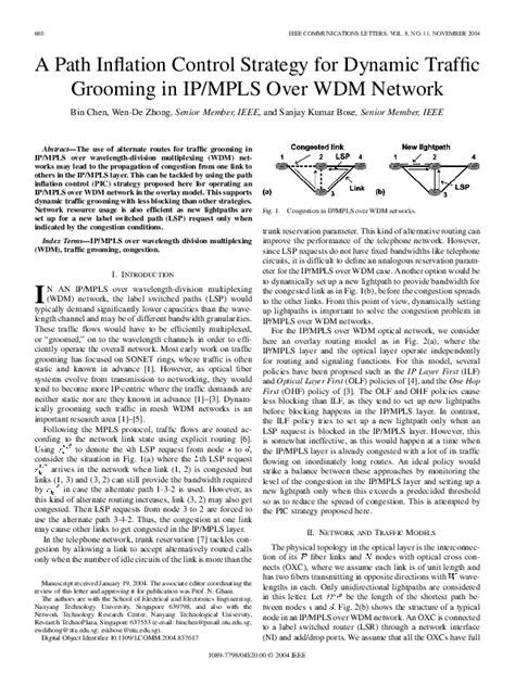 Pdf A Path Inflation Control Strategy For Dynamic Traffic Grooming In Ipmpls Over Wdm Network