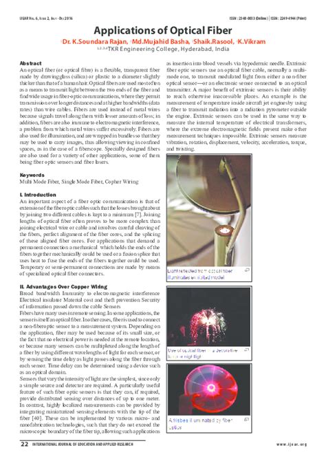 pdf applications of optical fiber