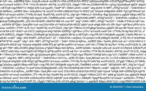 Gibberish Text Stock Image Image Of Jargon User Perplexing 40229447