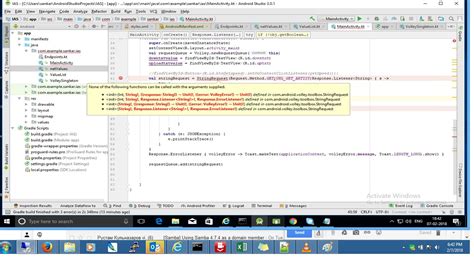 Android Volley Mysql Kotlin Type Mismatch Error Stack Overflow