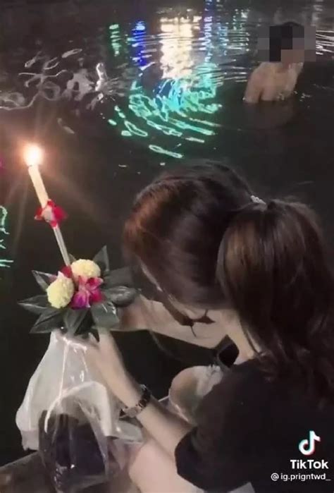 สาวลอยกระทง หวังปล่อยสิ่งเลวร้ายออกไปจากชีวิต แต่กลับต้องยิ้มเจื่อน ไทยนิวส์