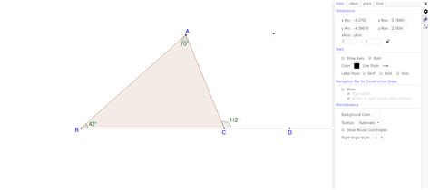 Remote Interior Angle Exploration Geogebra