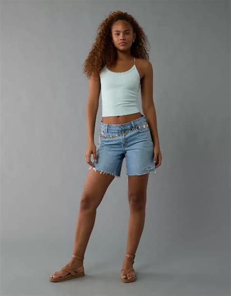 Ae Strappy Go Lucky Cropped Lace Tank Top