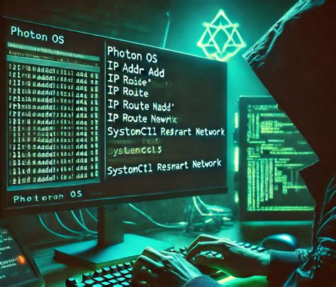 how to configure networking in photon os from the command line angry admin