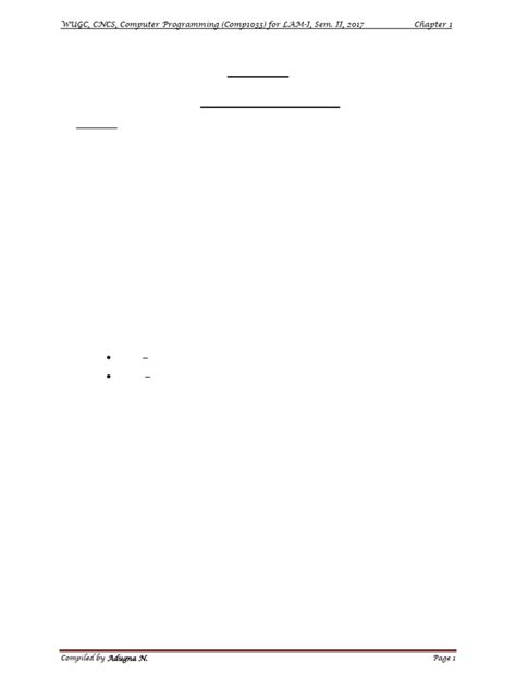 Chapter 1 Pdf Programming Computer Program