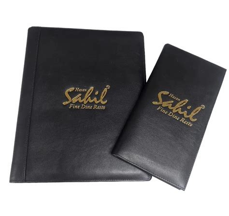 Leather Menu Folder Black Size A4 At ₹ 750piece In Mumbai Id 2854249168991