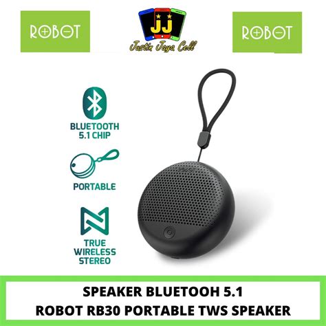 Jual Speaker Bluetooth Robot Rb30 Bluetooth 5 1 Tws Connect Original Shopee Indonesia