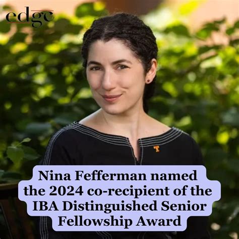 Congratulations To Dr Fefferman Edge Director Of Development And