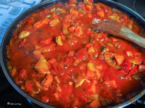 Vegan Recipe Italian Style Mediterranean Mixed Vegetable Pasta