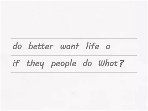 Zero Conditional General Truths And Habits Unjumble