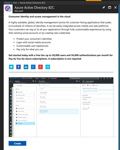 Creating An Ad B2c Tenant