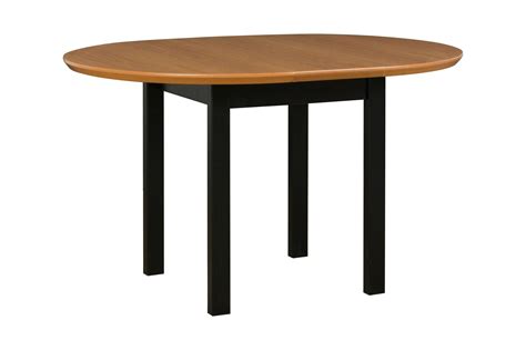 Gaidis Round Dining Table In Blackoak Extendable Space Saving Dimensions Ø 100130 W X D