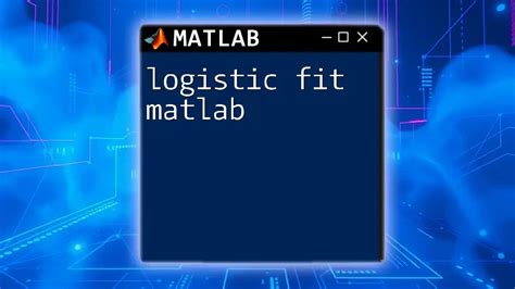 Fit Matlab Mastering Data Fitting Techniques