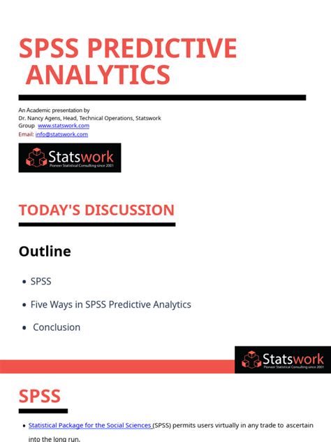 Spss Predictive Data Anal 9388755 Powerpoint Pdf
