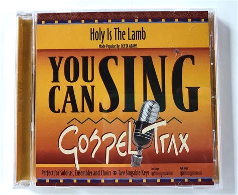 You Can Sing Gospel Oleta Adams Holy Is The Lamb Accompaniment