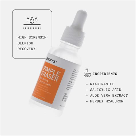 Pimple Eraser Recovery Concentrate 30ml Quickfx