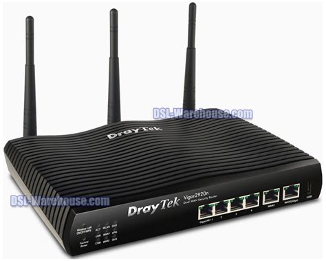 DrayTek Vigor N Wireless N Dual WAN Security Router DSL Warehouse