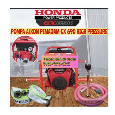 Jual Mesin Pemadam Gx690 Honda Fire Pump Full Set Siap Pakai Jakarta