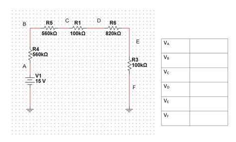 Solved Determine The Voltage Of Each Node With Respect To
