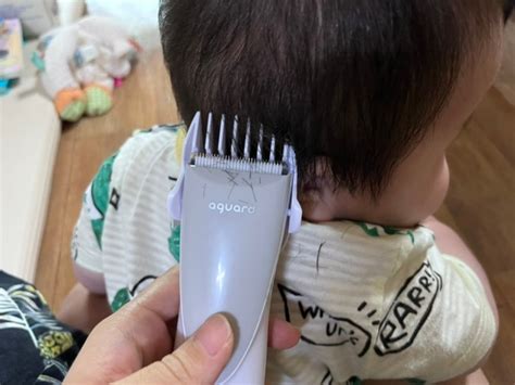 아기 셀프 미용 도전 아가드 유아 방수 이발기 사용 후기 네이버 블로그