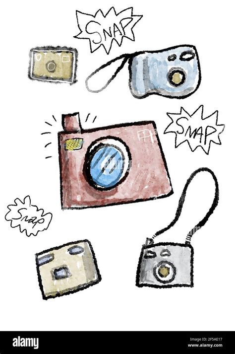 Vintage Cameras Graphic Cut Out Stock Images And Pictures Alamy