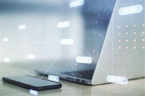 Premium Photo Double Exposure Of Abstract Programming Language On