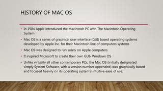 Mac Os Presentation Pptx