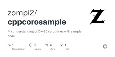 Github Zompi2cppcorosample My Understanding Of C20 Coroutines