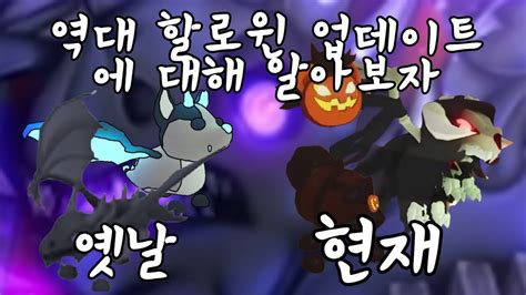 역대 입양하세요 할로윈 업데이트에 대해 알아보자 입양하세요 Youtube