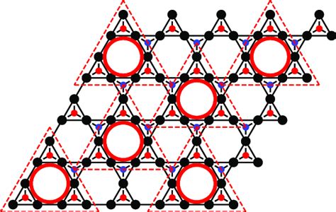 Complete Hexagon Tiling In A Single Kagome Plane Black Sites Of The Complete Hexagon Tiling In A Single Kagome Plane Black Sites Of The